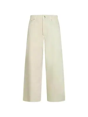 Rag & Bone Sofie Ultra-wide Leg Jeans - Neutrals