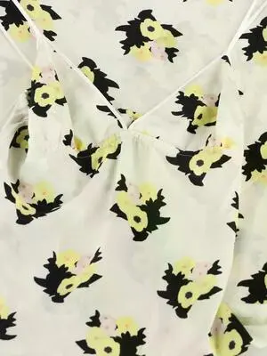 Fendi Floral-print Silk Midi Dress