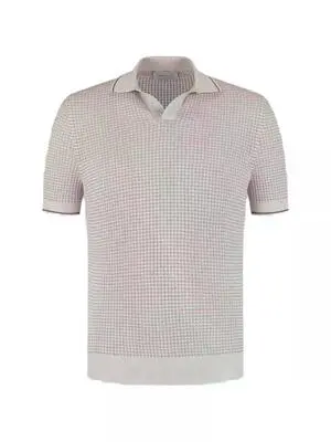 GRAN SASSO Polo-collar T-shirt - Neutrals