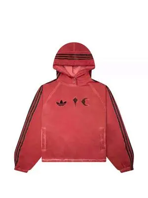 Adidas X Thug Club Logo-embroidered Hoodie - Red