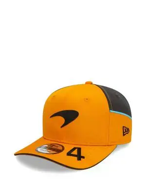 New Era 9FIFTY Logo-Print Cap Orange