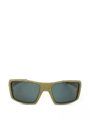 Oakley Heliostat Rectangle-frame Sunglasses - Neutrals
