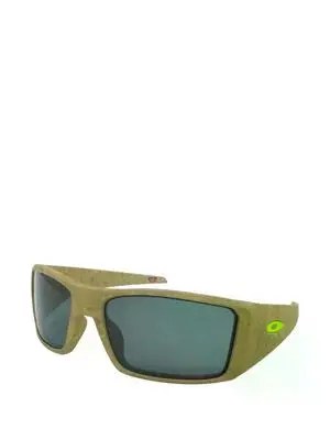 Oakley Heliostat Rectangle-frame Sunglasses - Neutrals