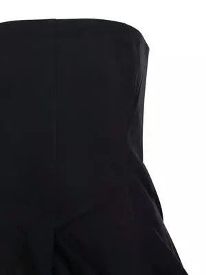 LAMRONS Strapless Bubble-hem Top