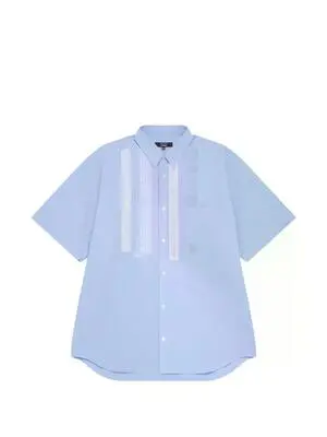 Comme Des Garçons Panelled Striped Shirt