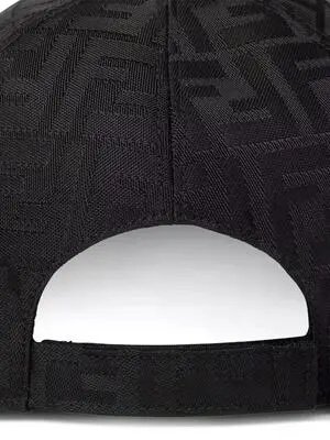 Fendi Ff Motif Cap - Black