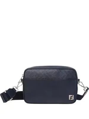 Fendi Ff Squared Shoulder Bag - Blue