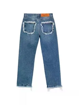 Séfr Frayed-detail Jeans
