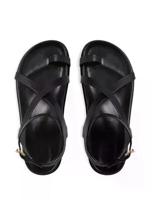 A.emery The Jalen Crossover Sandals - Black