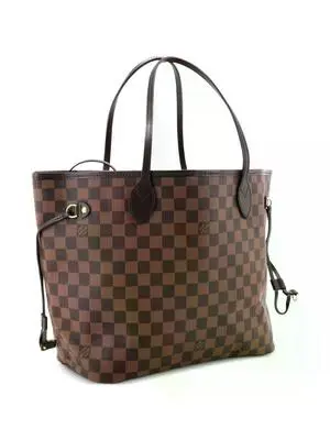 LOUIS VUITTON Neverfull Damier Mm Tote Bag - Brown