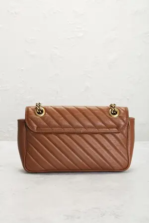 Gucci Gg Marmont Shoulder Bag - Tan