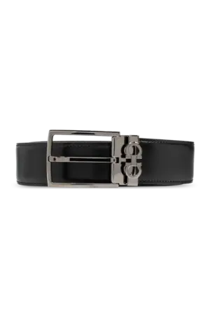 FERRAGAMO Reversible Belt - Black