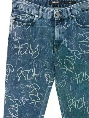 Just Cavalli Printed Jeans