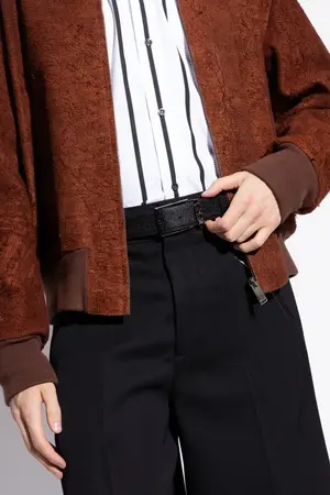 FERRAGAMO Reversible Leather Belt - Brown
