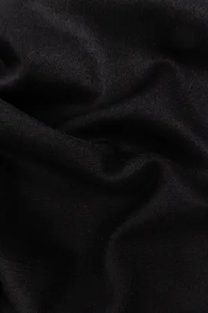 Giorgio Armani Cashmere Scarf With Fringes - Black