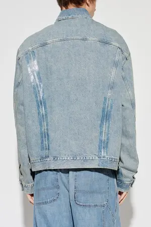 MAISON MARGIELA Vintage Effect Denim Jacket - Blue