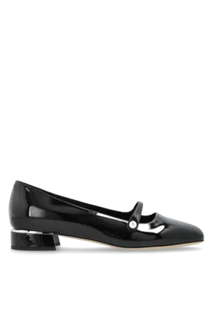 JIMMY CHOO Elisa Ballerina Hells - Black