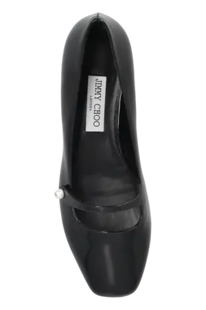 JIMMY CHOO Elisa Ballerina Hells - Black