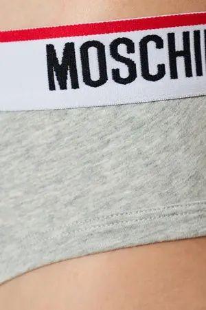 Moschino 3-pack Of Cotton Briefs - Grey