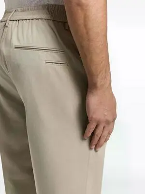 Peserico Pressed-crease Turn-up Trousers - Neutrals