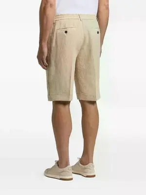 Peserico Drawstring-waist Turned-up Shorts