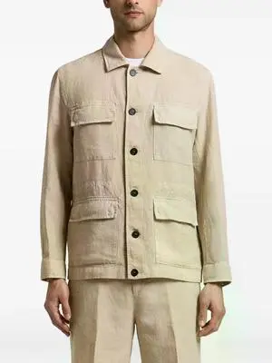 Peserico Saharan Four-pocket Button-up Jacket