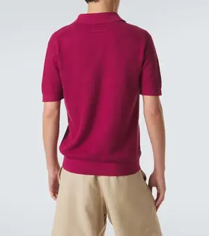 Zegna Knitted Cotton Polo Shirt