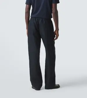 SAMAN AMEL Linen Straight Pants