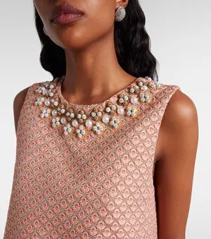 La DoubleJ La Scala Floral Jacquard Top