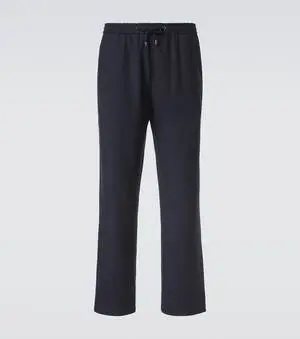 GOD'S TRUE CASHMERE Soul Cashmere Straight Pants - Blue