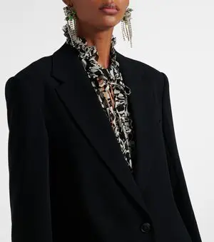 Dries Van Noten Double-breasted Blazer - Black