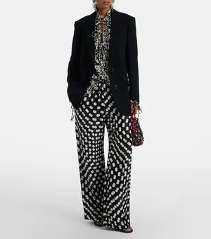 Dries Van Noten Double-breasted Blazer - Black