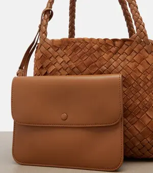 THE ROW Ruth Small Woven Leather Tote