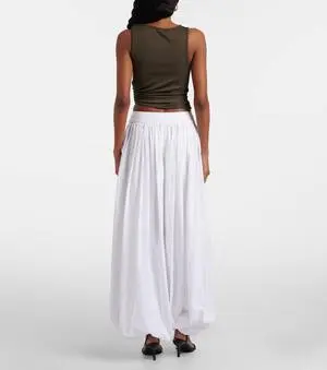 Christopher Esber Cotton Poplin Balloon Pants - White