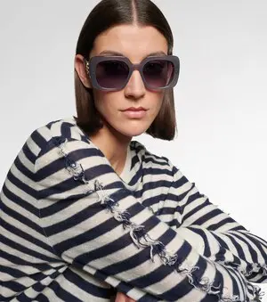 Dior Oblique S1i Square Sunglasses - Grey