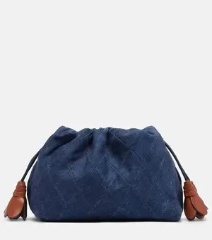 Zimmermann Small Denim Clutch - Blue