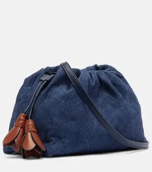 Zimmermann Small Denim Clutch - Blue