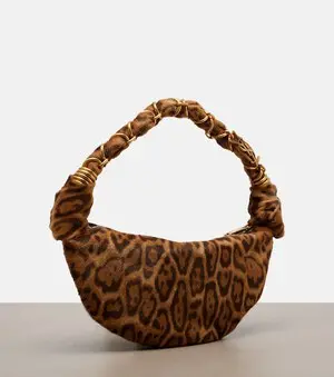 Saint Laurent Amalia Mini Calf Hair Top-handle Bag