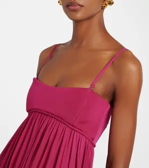 Zimmermann Luna Bandeau Jersey Gown - Pink