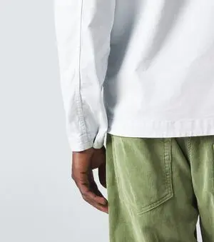 Stone Island Compass Cotton Canvas Overshirt