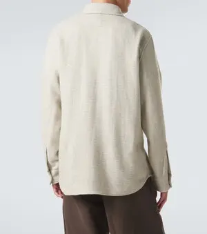 GOD'S TRUE CASHMERE Checked Cashmere Shirt With Quartz