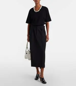 Junya Watanabe Oversized Embellished Cotton T-shirt