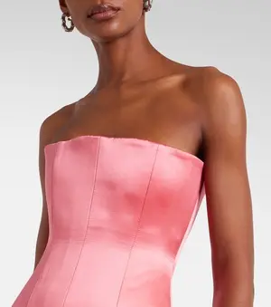 Alex Perry Draped Silk Gown