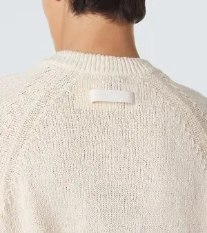 Zegna Cotton V-neck Sweater - White