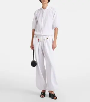 Stella McCartney Embellished Cotton Pants