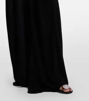 Christopher Esber Bezel Quartz Embellished Maxi Dress