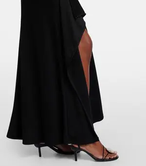 Christopher Esber Droplet Crystal Cutout Embellished Maxi Dress