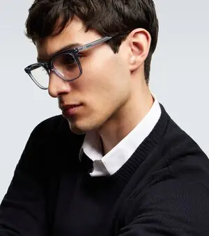 Dior Square Glasses - Blue