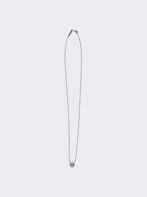 Rick Owens Mini Orb Pendant Necklace - Silver