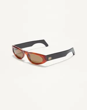 Valentino Garavani Geometric Acetate Eyewear - Havana/brown